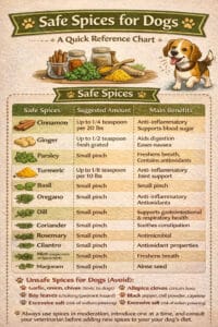 Spices safe for dogs: A complete guide to dog-friendly seasonings